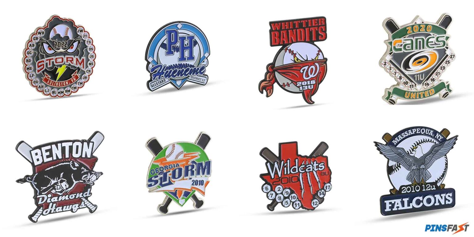 Trading Pins - Custom Baseball Trading Pins & Softball Pins