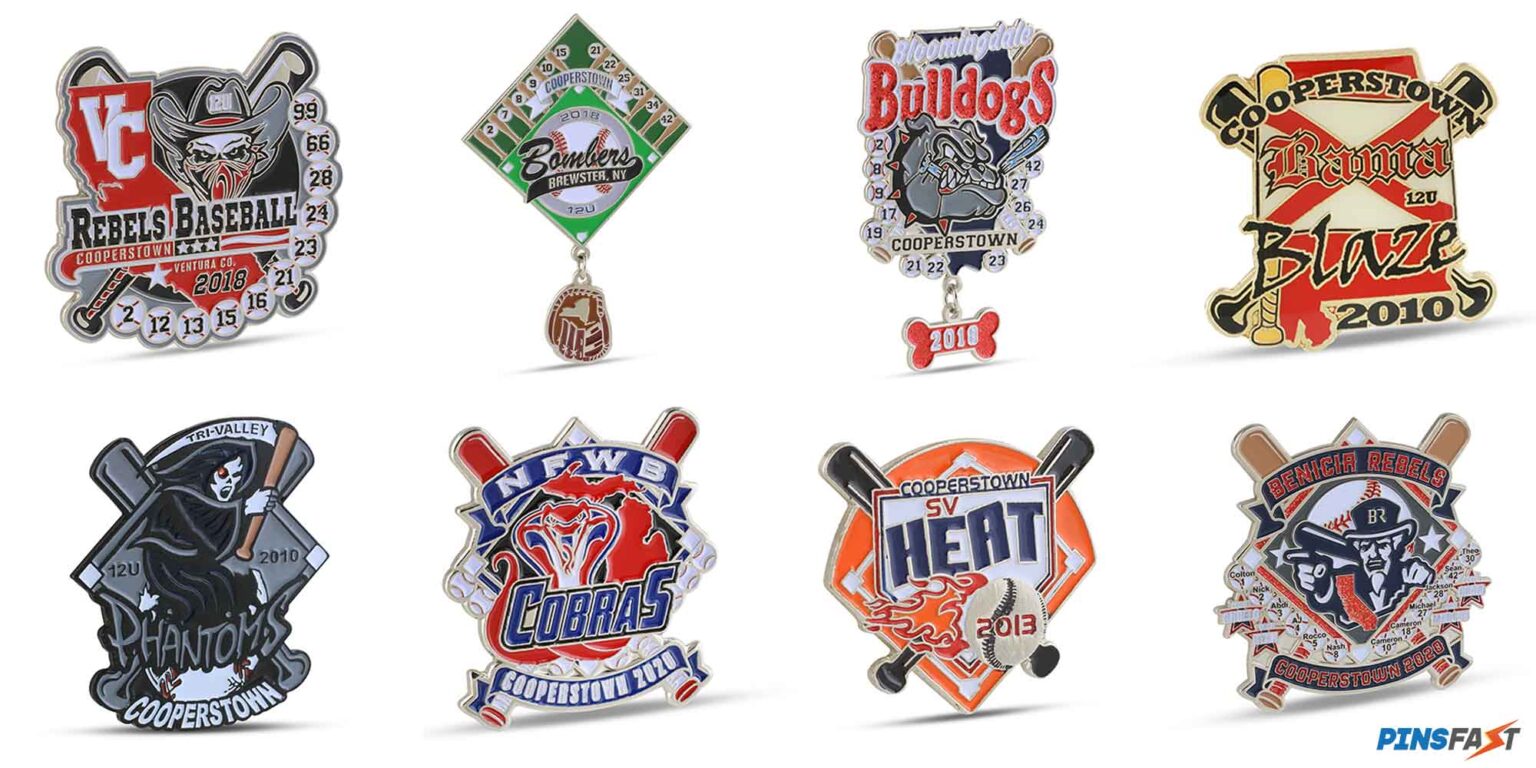 Trading Pins - Custom Baseball Trading Pins & Softball Pins
