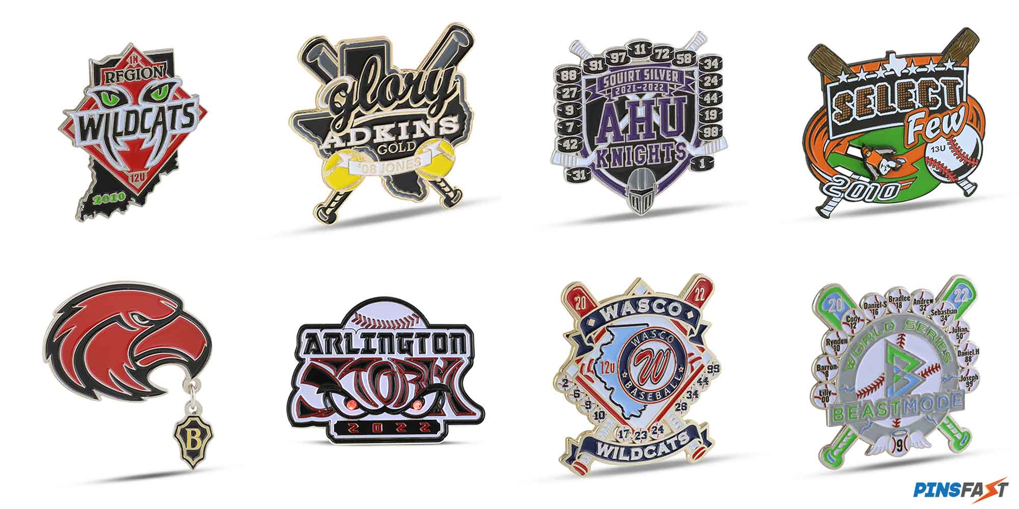 Trading Pins - Custom Baseball Trading Pins & Softball Pins